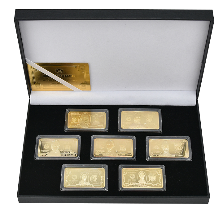 7 Pieces Gold Bar Set – MyTacticalPromos